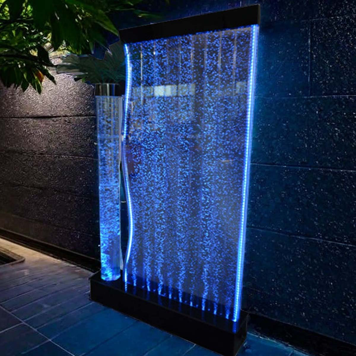Orren Ellis Tanija Acrylic Weather Resistant Fountain with Light ...