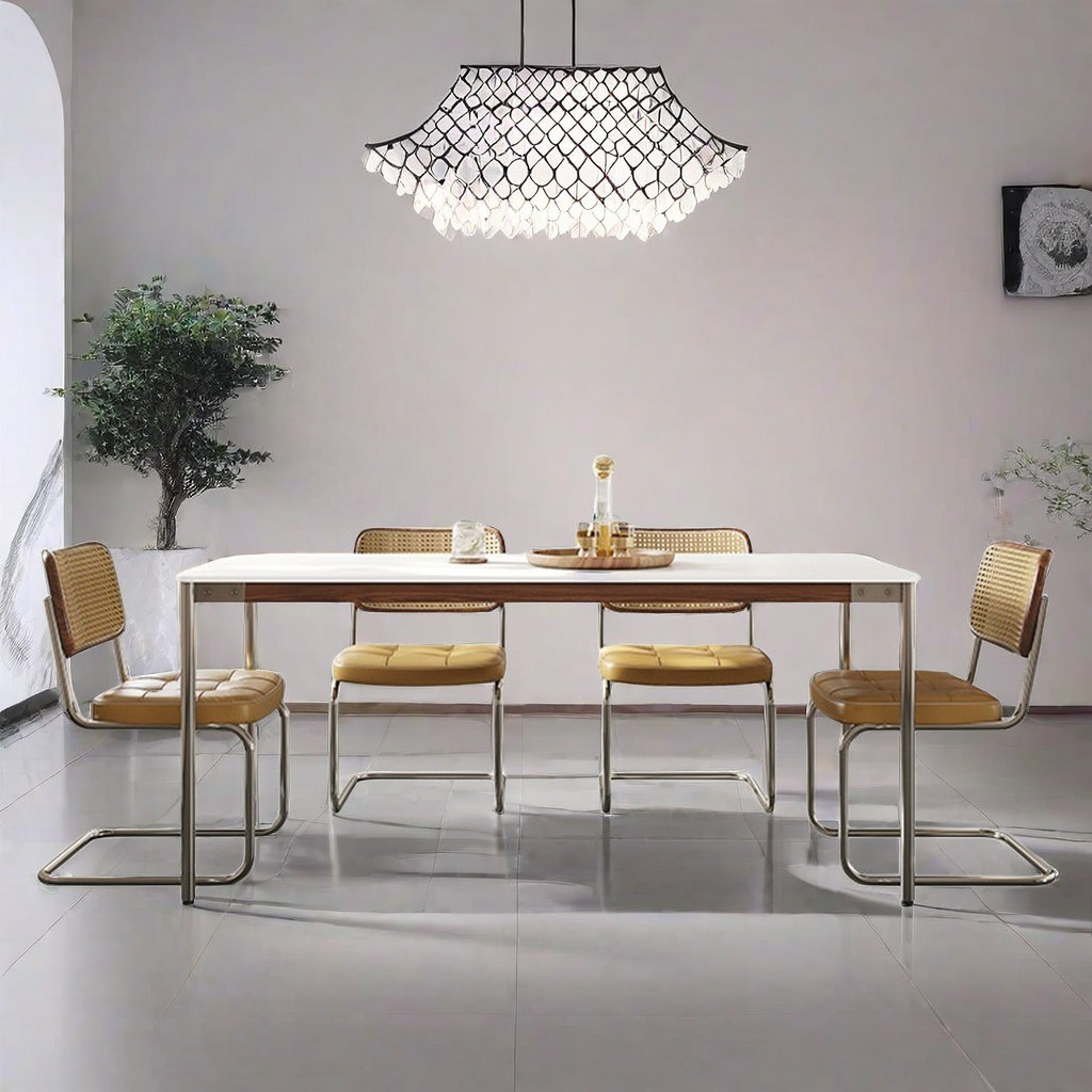 Beicang Home Modern Luxury Dining Table and Chair Set | Wayfair