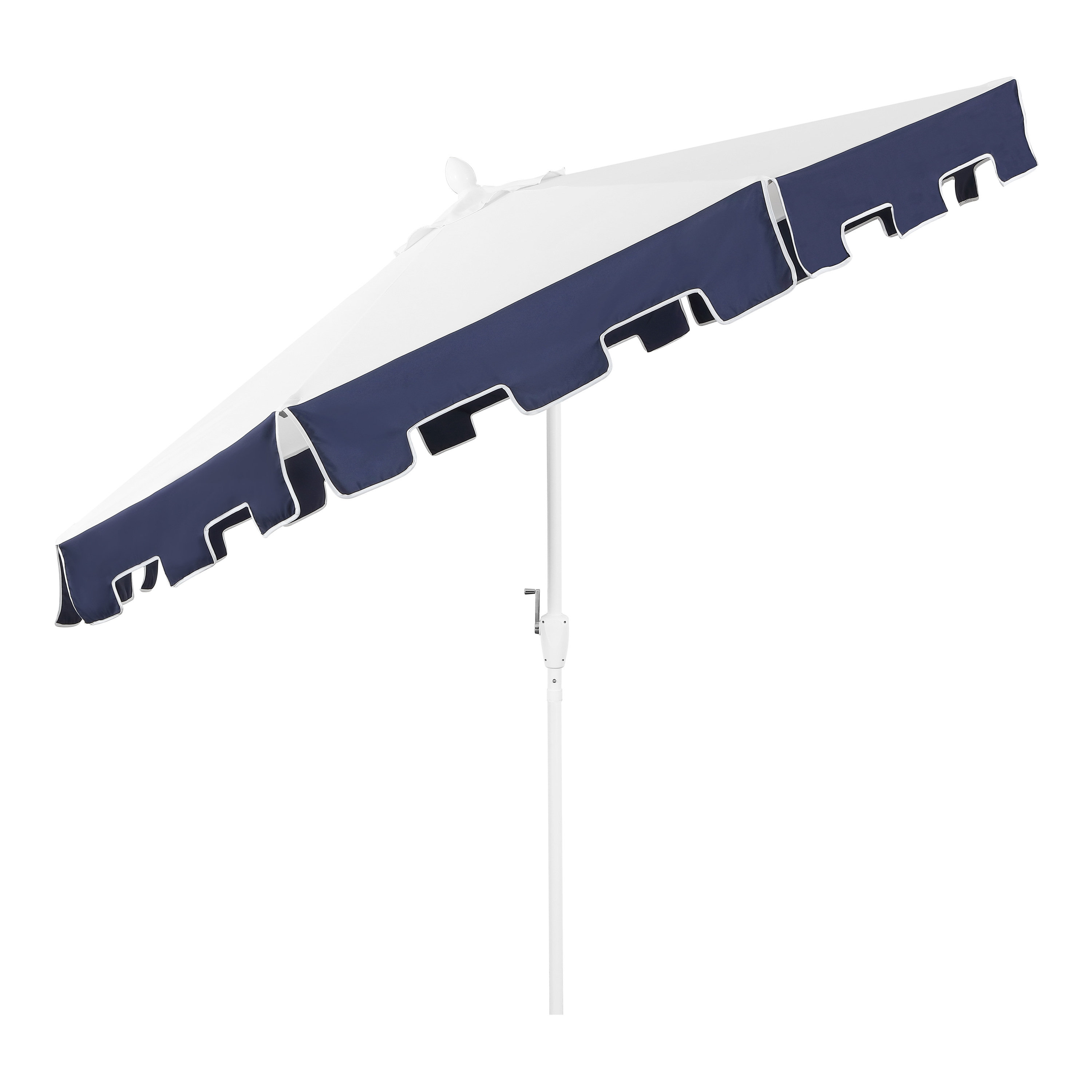 Arlmont & Co. Taveon 9 ft. Classic MidCentury Market Patio Umbrella ...