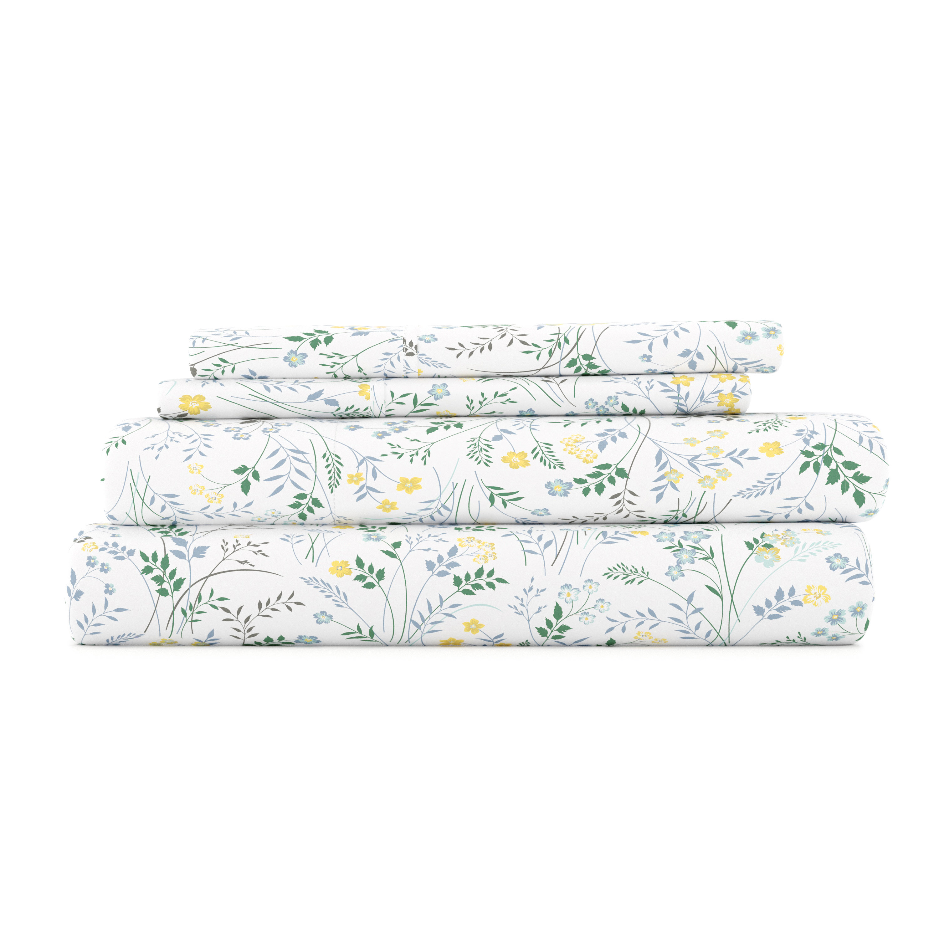 Ophelia & Co. Arrisson Wildflower Pattern Microfiber Sheet Set ...