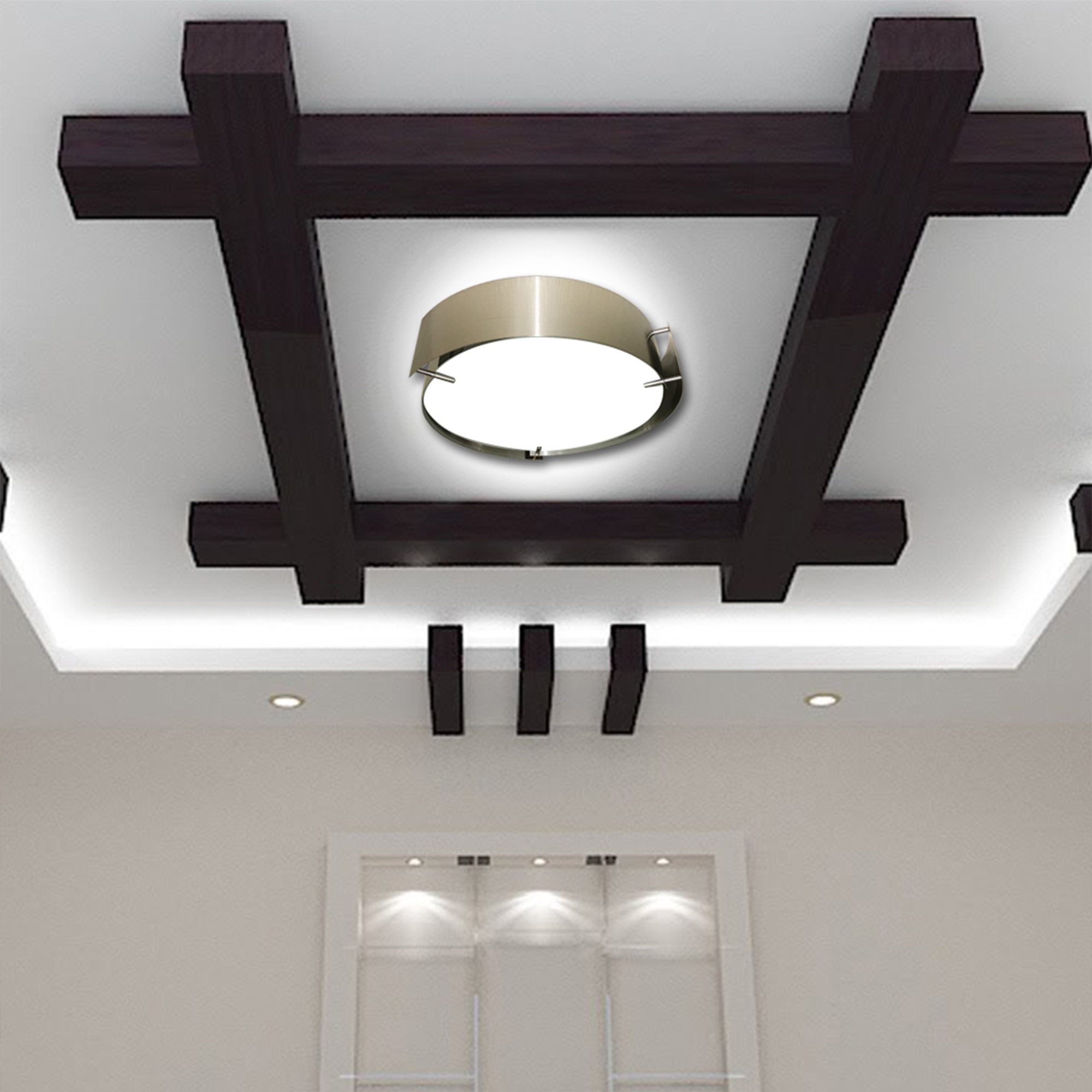 Ebern Designs Amairah 2 - Light 16.25" Flush Mount | Wayfair