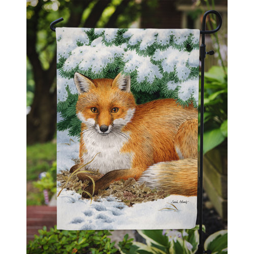 Caroline's Treasures Fox 2-Sided Garden Flag | Wayfair