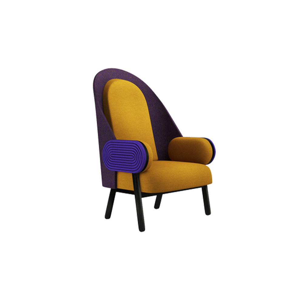 TimberCraft Designs Modern contrasting casual chairs - Wayfair Canada