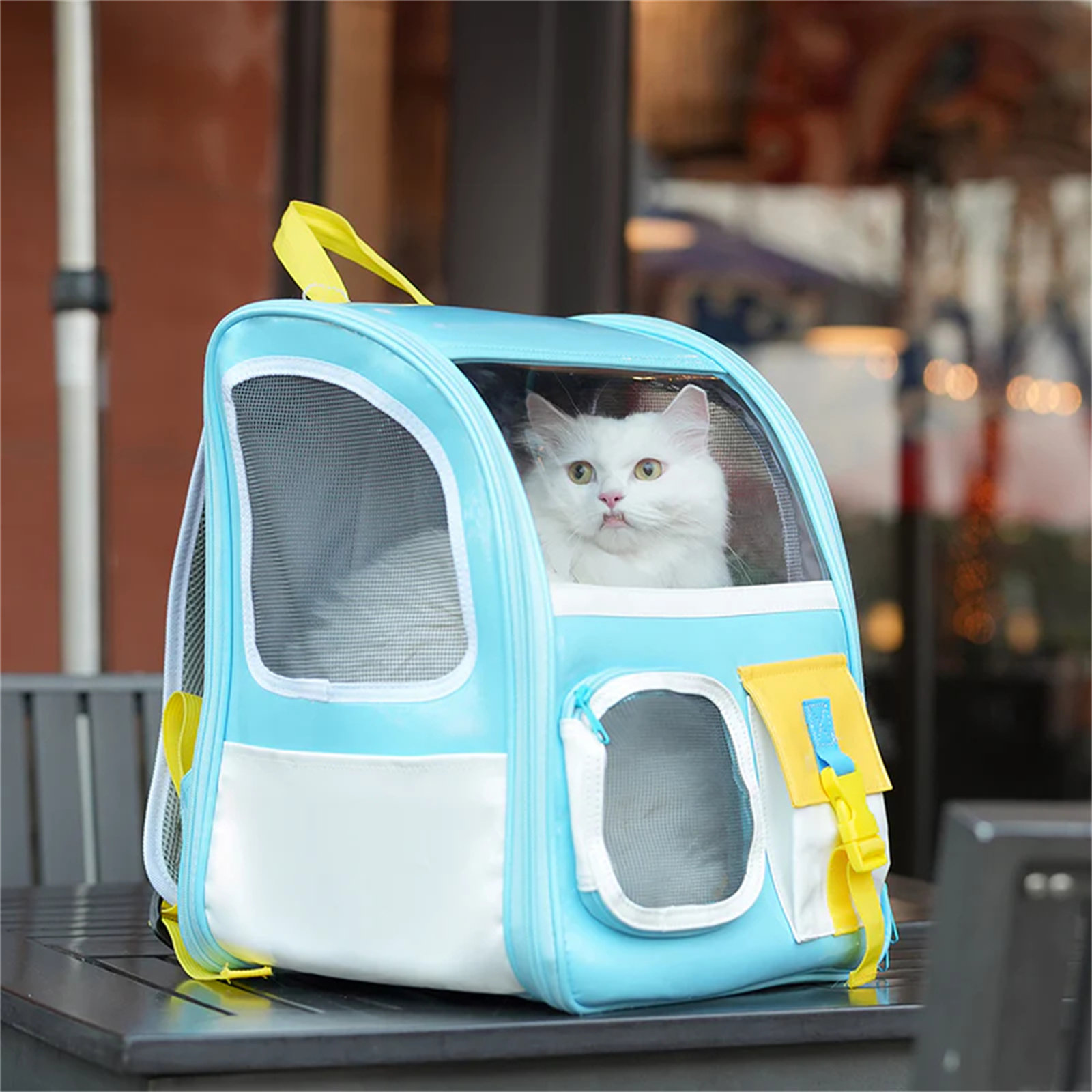 Tucker Murphy Pet™ Cat Backpack Carrier, Ventilated Mesh Dog Travel ...