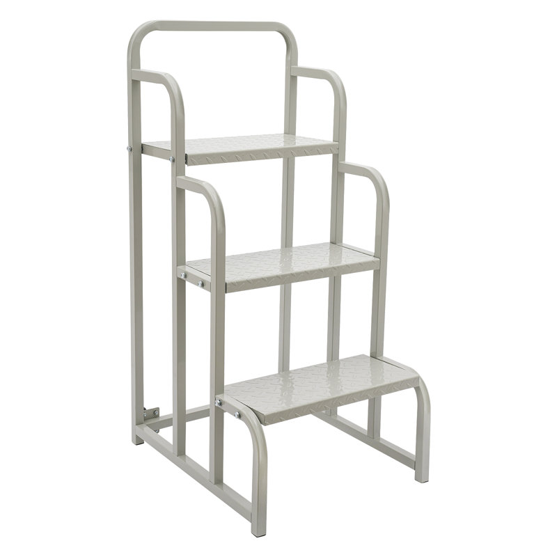 Latitude Run® 3 Step Stairs With Wheels | Wayfair