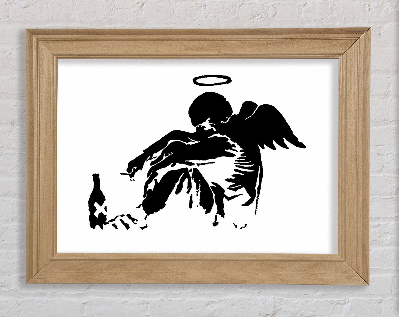 Lark Manor Fallen Angel Black Framed Print | Wayfair.co.uk