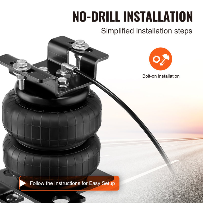 VEVOR Air Bag Suspension Kit, Air Springs Suspension Bag Kit Compatible ...