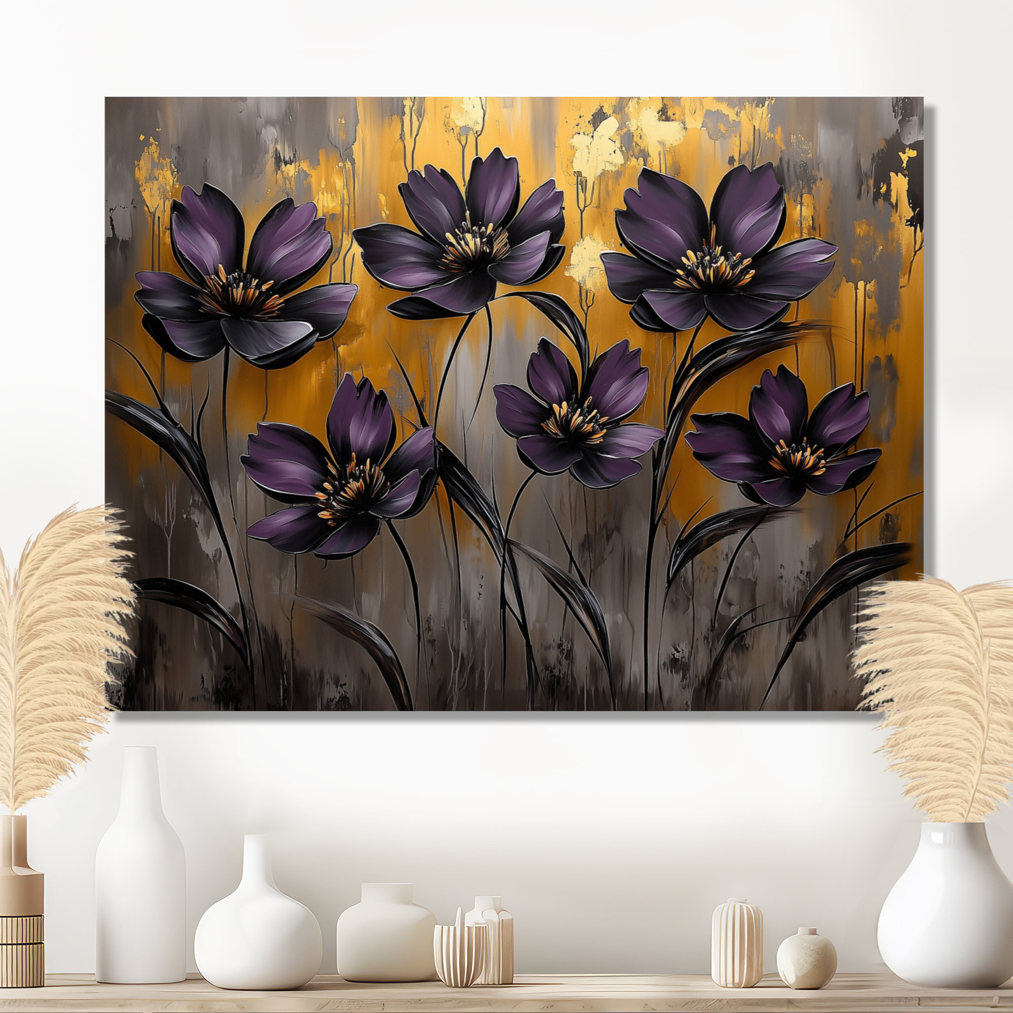 Lark Manor™ Golden Purple Thistle Flowers Song Harmony II - Thistle ...