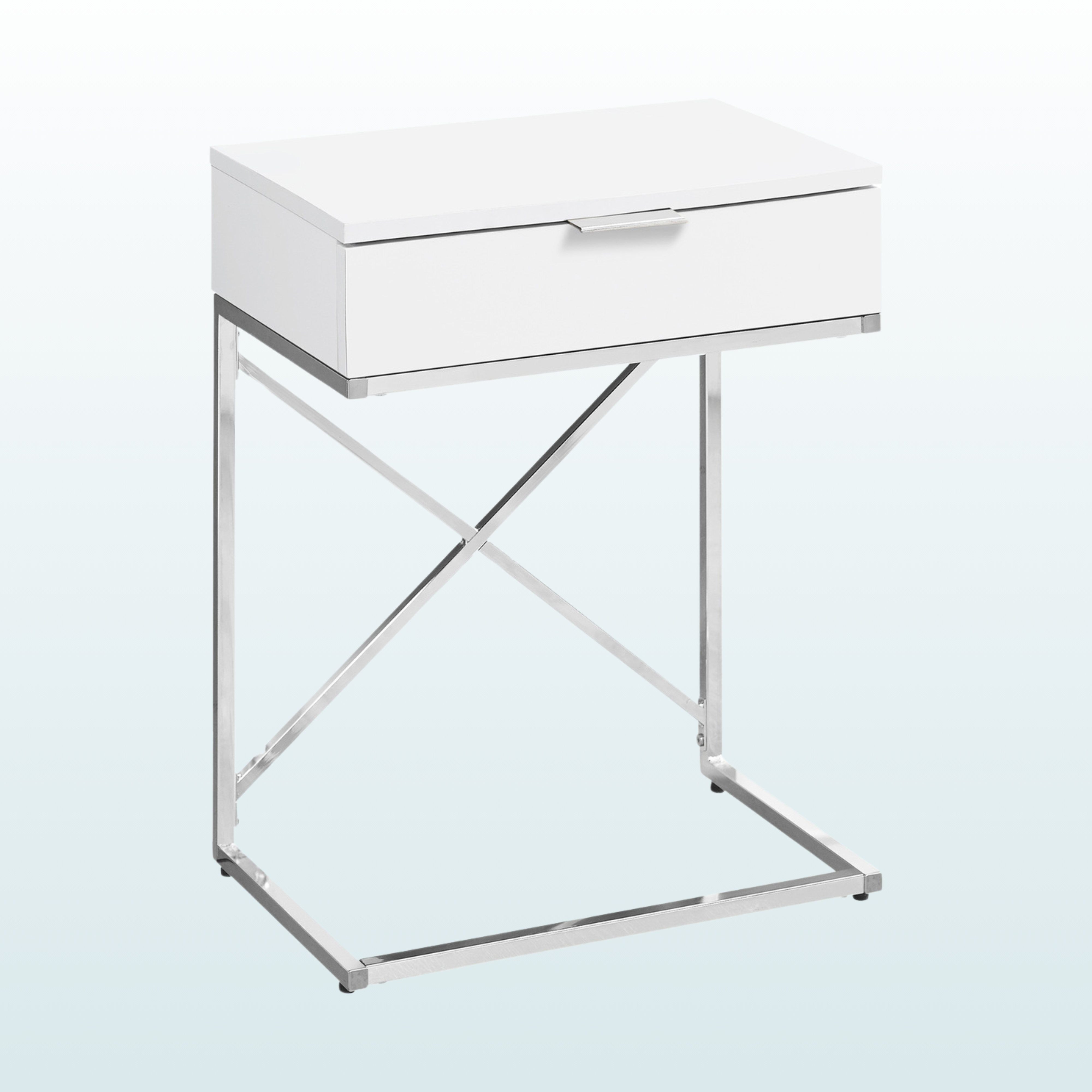 Latitude Run® Magi White Accent Table | Wayfair