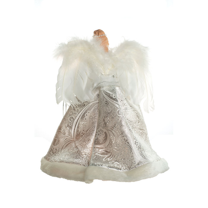 The Holiday Aisle® White Wood Tree Topper - Lighted & Reviews | Wayfair