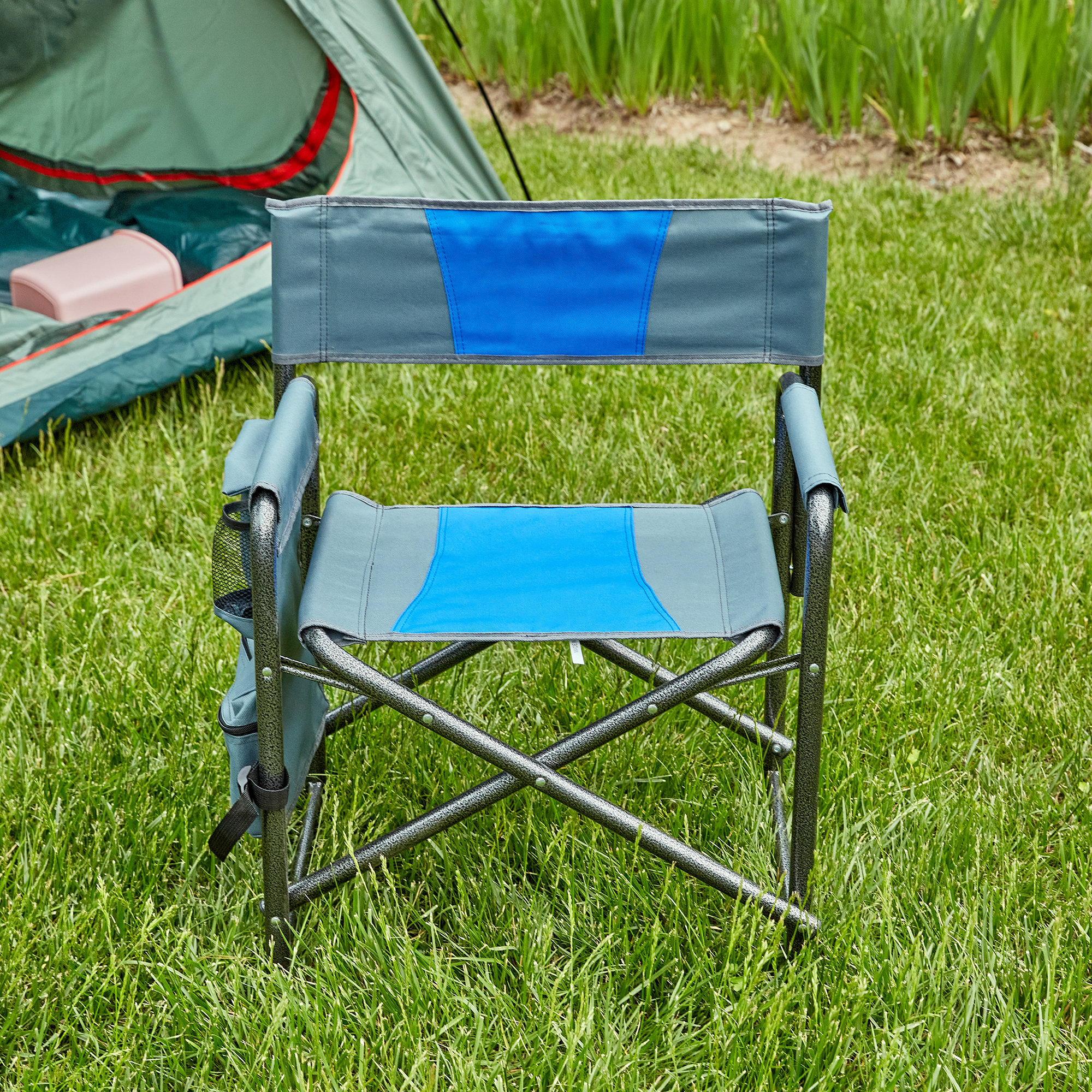 Arlmont & Co. Terigio Folding Camping Chair with Cushions | Wayfair