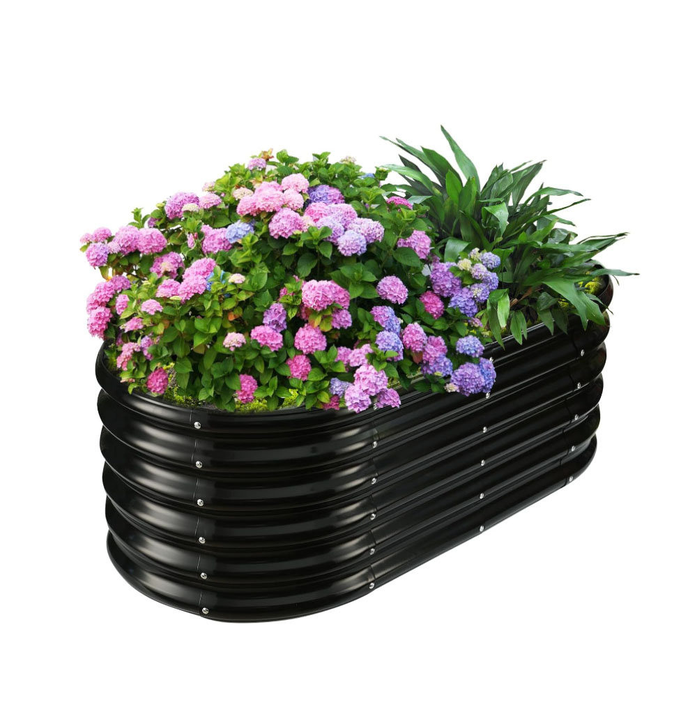 Ophelia & Co. Outdoor Garden Raised Garden Bed Kits, Metal Raised ...