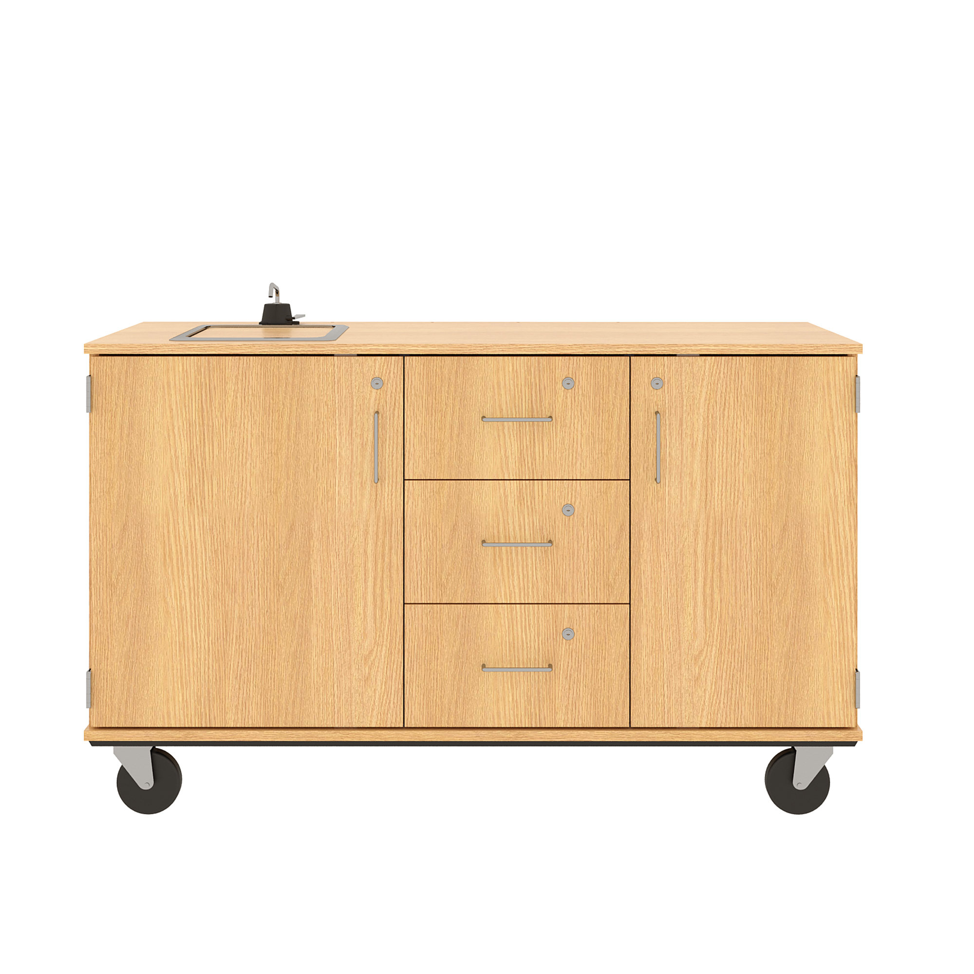 Stevens Id Systems 59 L X 24 W Rectangle Laminate Workstation Wayfair