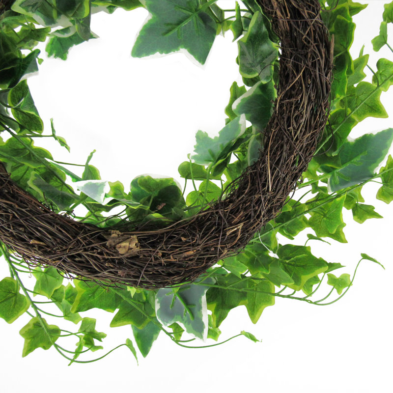 Primrue 22" Artificial Ivy Leaf Wreath | Wayfair