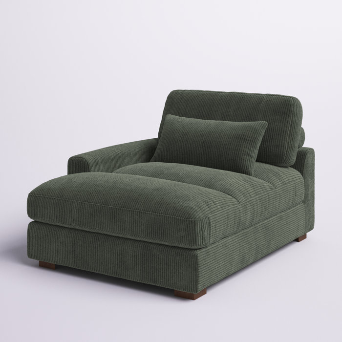 Wade Logan® Ariee Upholstered Chaise Lounge & Reviews | Wayfair