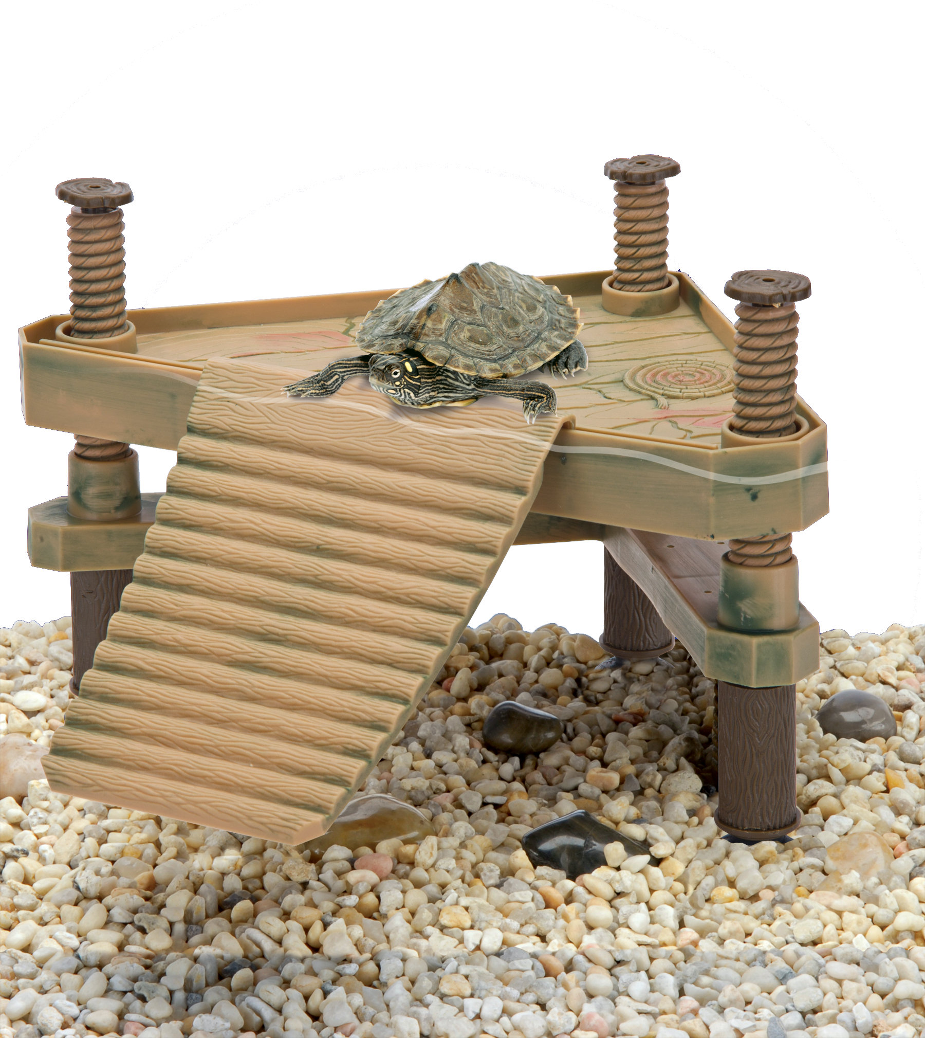 Penn Plax Reptology Small Floating Turtle Pier And Basking Platform ...