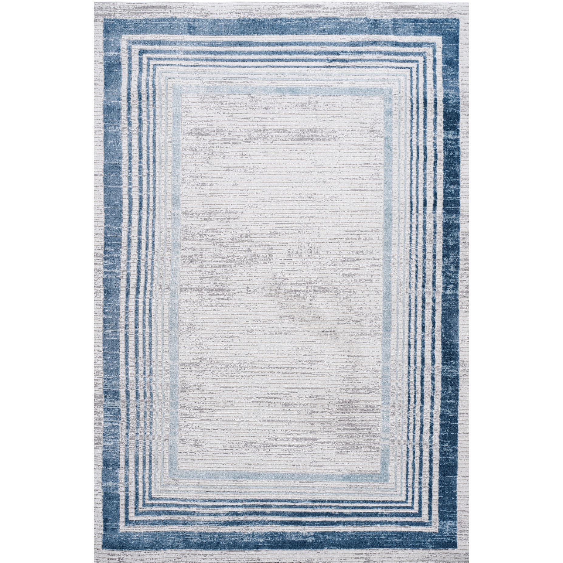 Ivy Bronx Loom & 8x10 Area Rug, Blue// - Stain , Non-shedding For ...