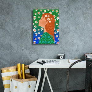 Epic Graffiti 'Daisy Daydream' by Rachel Hallquist Canvas Wall Art ...