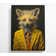 Happy Larry The Scruffy Fox Canvas Art Print | Wayfair.co.uk