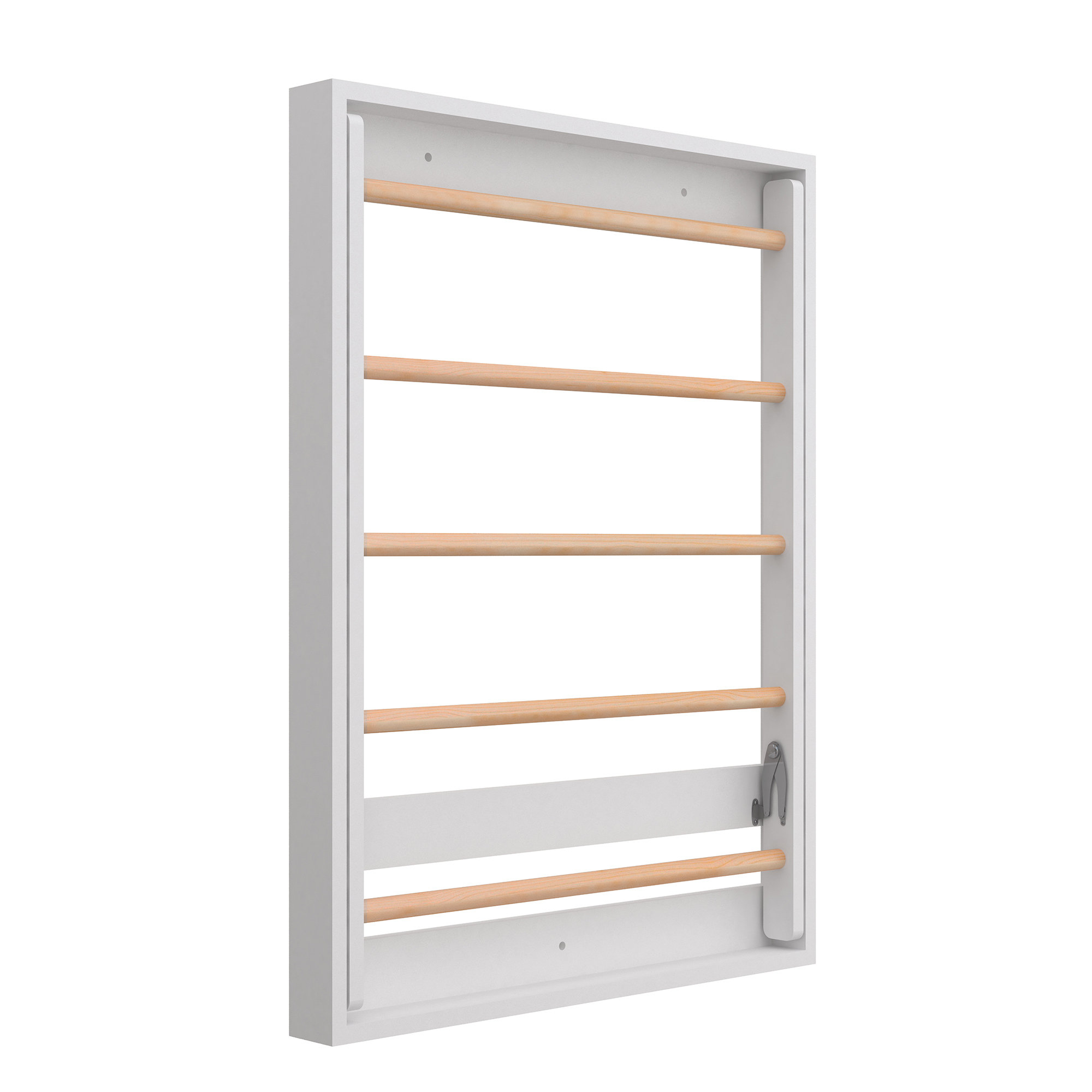 Latitude Run® Ahmid Wood Foldable Wall-Mounted Drying Rack & Reviews ...