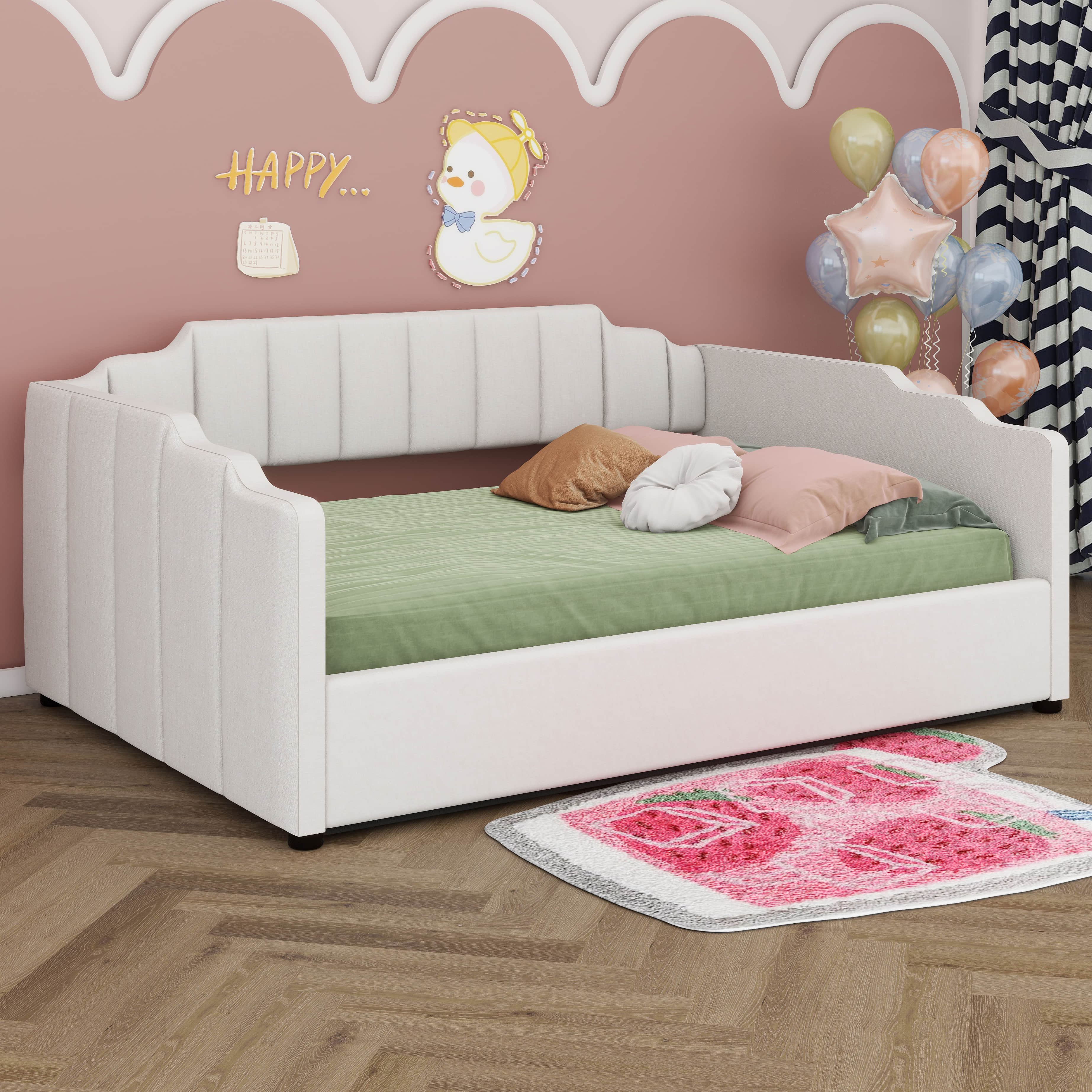 Lark Manor™ Full Size Upholstered Daybed, Sofa Bed Frame With ...