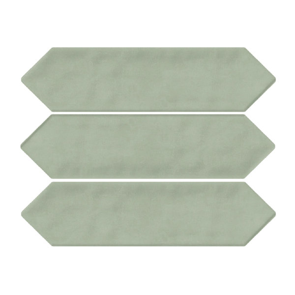 Giorbello Glazed Ceramic Picket Subway Tile 3" x 12"- Glossy & Reviews ...