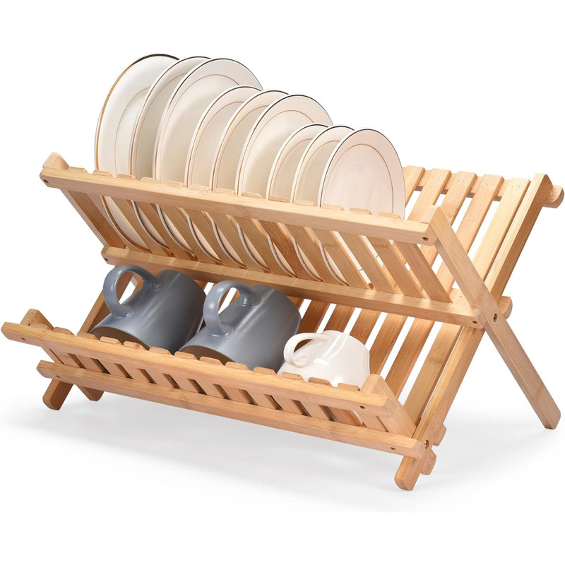 Shimano Bamboo Dish Rack | Wayfair