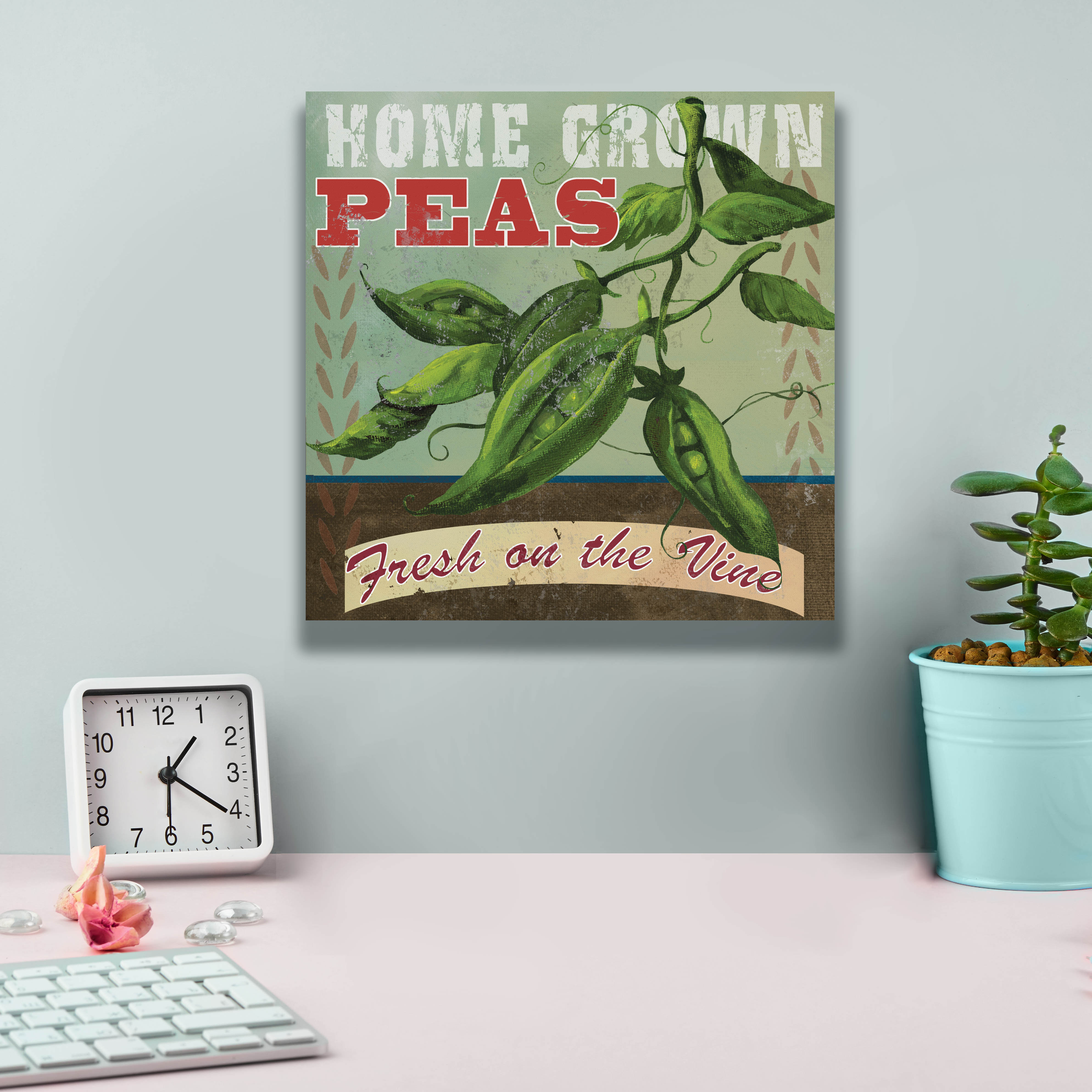 August Grove® 'Peas' by Fiona Stokes-Gilbert Canvas Wall Art | Wayfair