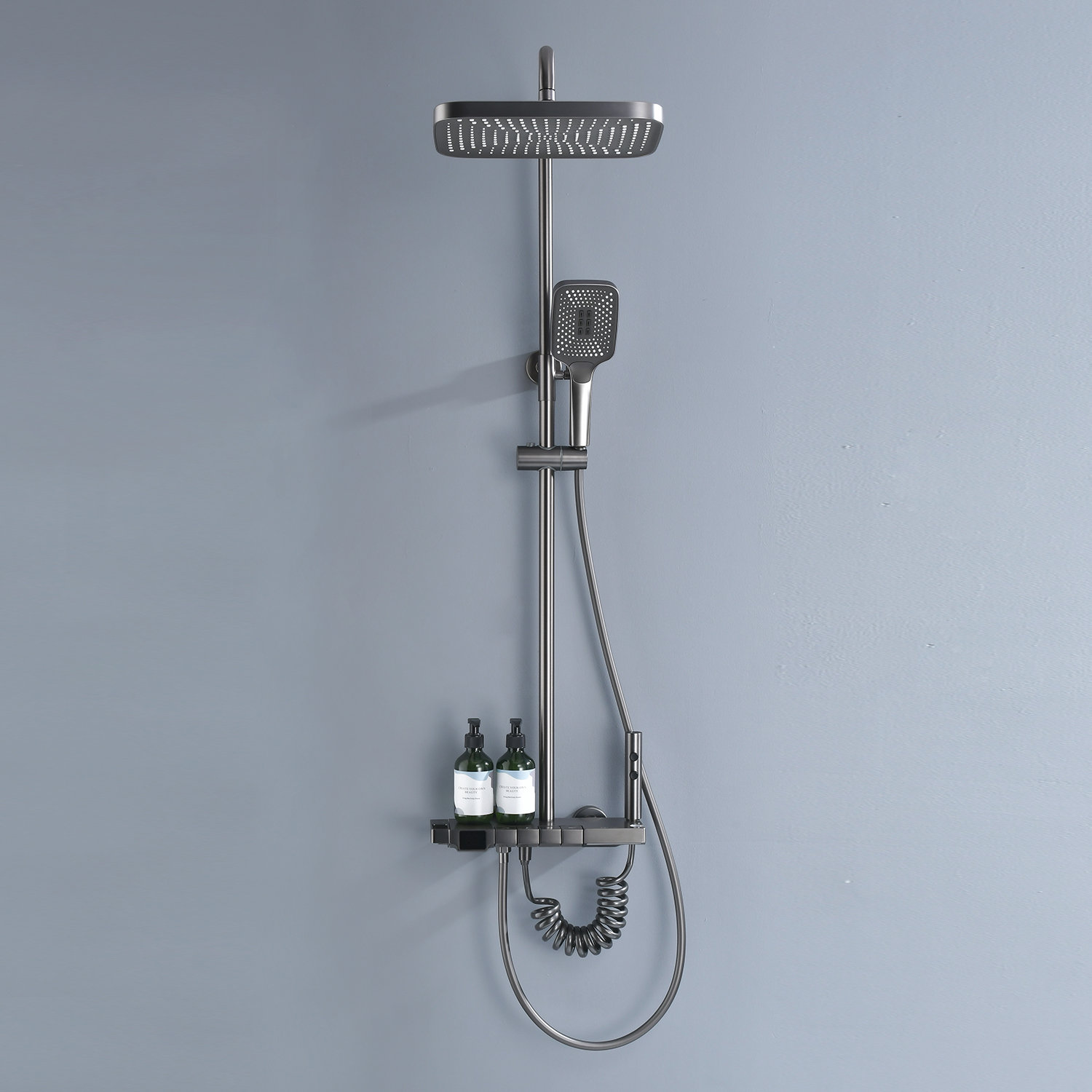 Lefton Thermostatic Complete Shower System with Temperature Display ...