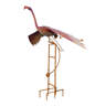 Bayou Breeze Gibb Flying Big Flamingo Kinetic Rocker Garden Stake | Wayfair