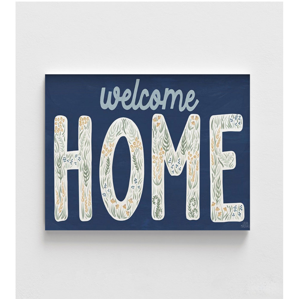 WeFrameArt Welcome Home Sign, Comfy House Entryway Decor, College ...