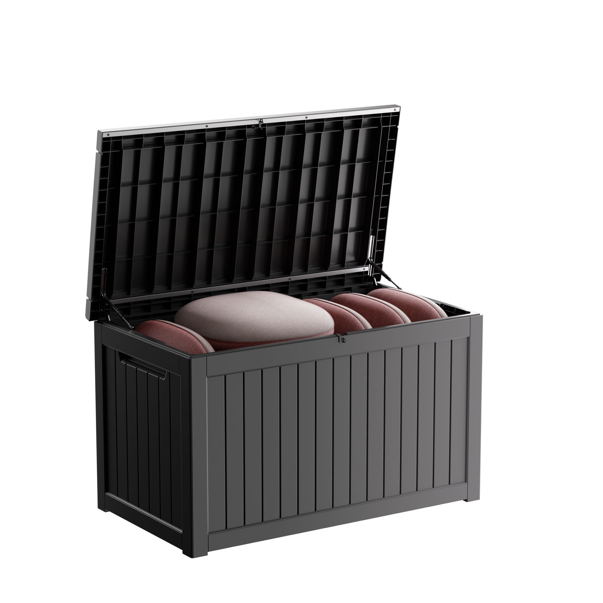 LeHom 230 Gallon Xxl Extra Large Resin Outdoor Storage Deck Box ...