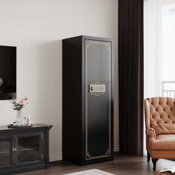 Kaer 10-12 Gun Safe For Rifles And Pistols Biometric Gun Cabinet For ...