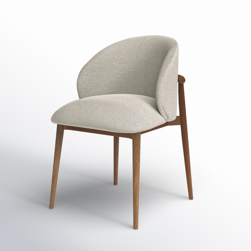 AllModern Luxton Linen Dining Chair | Wayfair
