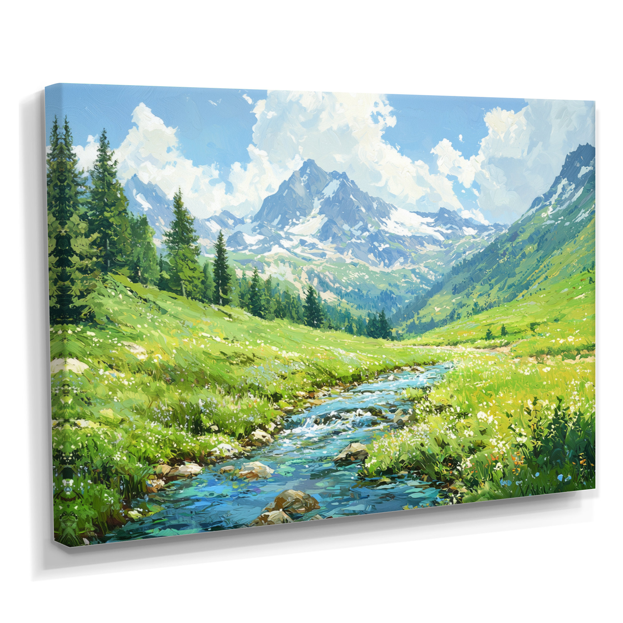 Millwood Pines Gloriane Mountain River In The Valley Of Usa I ...