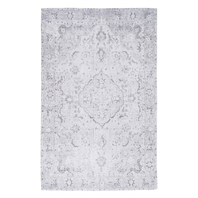 Latitude Vive Grey Vintage Plainweave Rug | Wayfair.co.uk