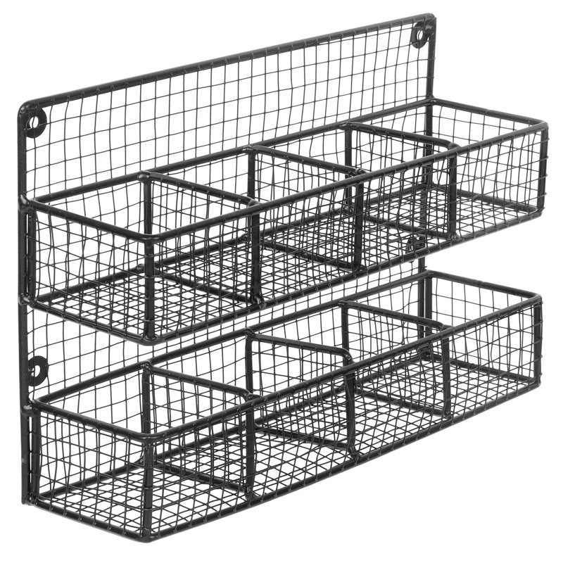 MyGift Black Metal Tea Bag Organizer & Reviews | Wayfair