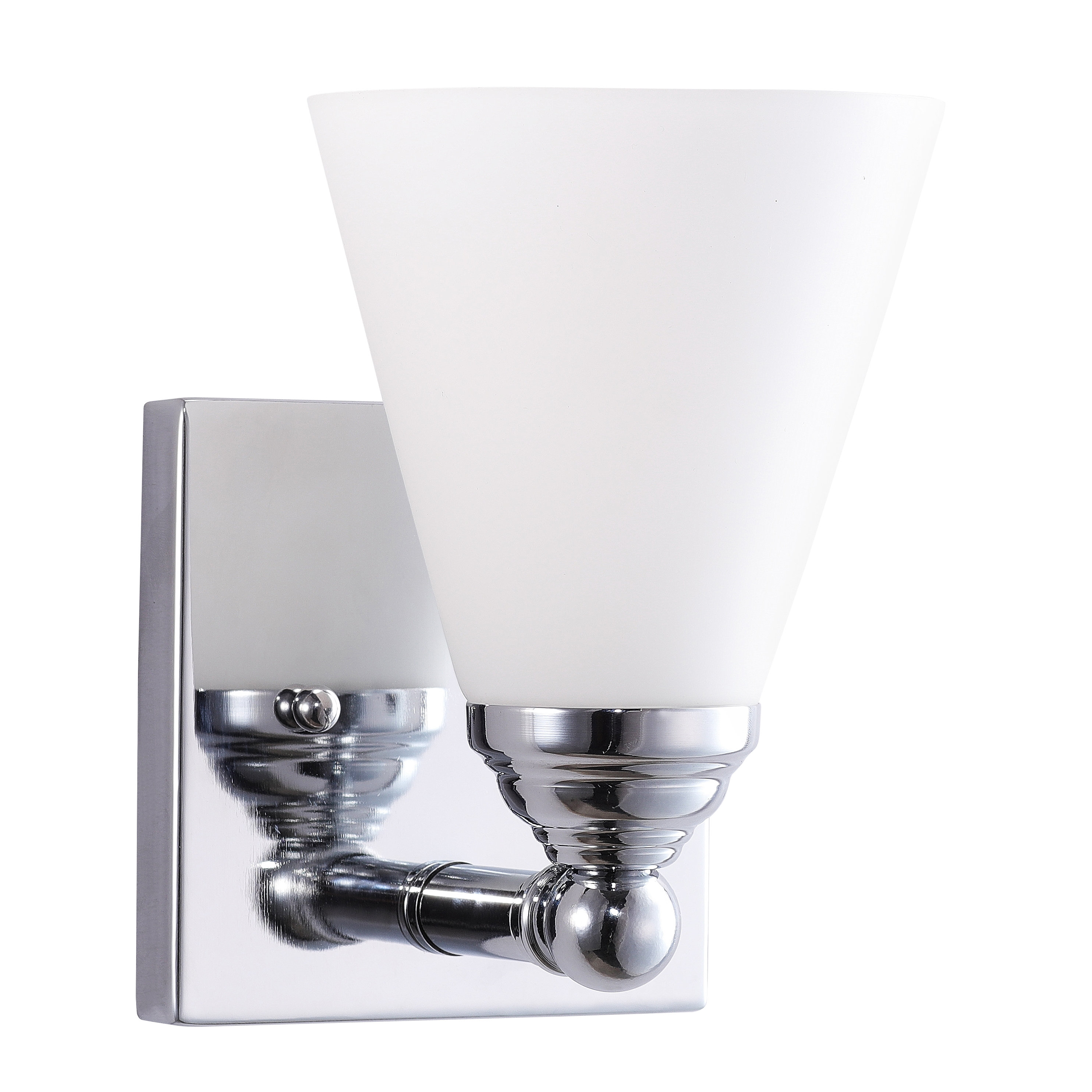 Red Barrel Studio® 1-Light Silver Bath Scone | Wayfair