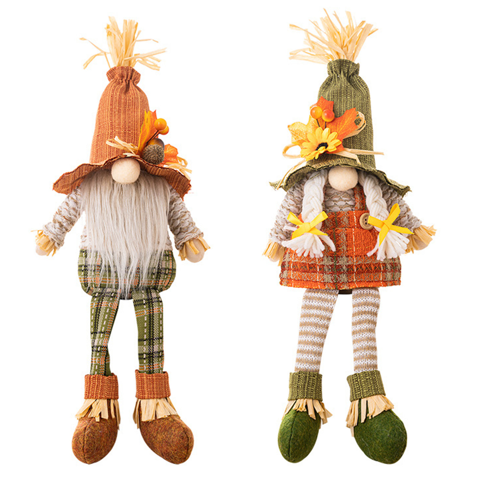 Ophelia & Co. 2 Pcs Fall Gnomes Plush Thanksgiving Gnome Ornaments ...