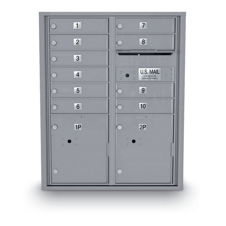 PostalProductsUnlimitedInc. Aluminum Multi-Unit Mailbox | Wayfair