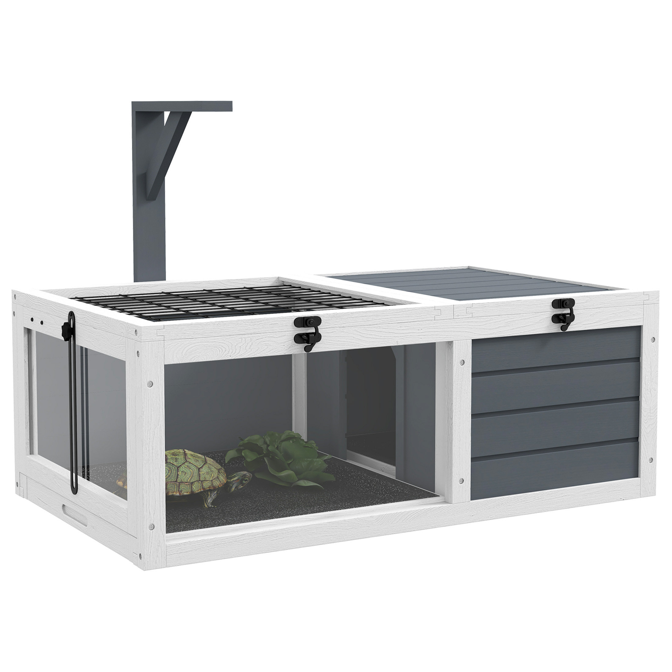 Archie & Oscar™ Tortoise Habitat, Wooden Tortoise House, Indoor Outdoor ...