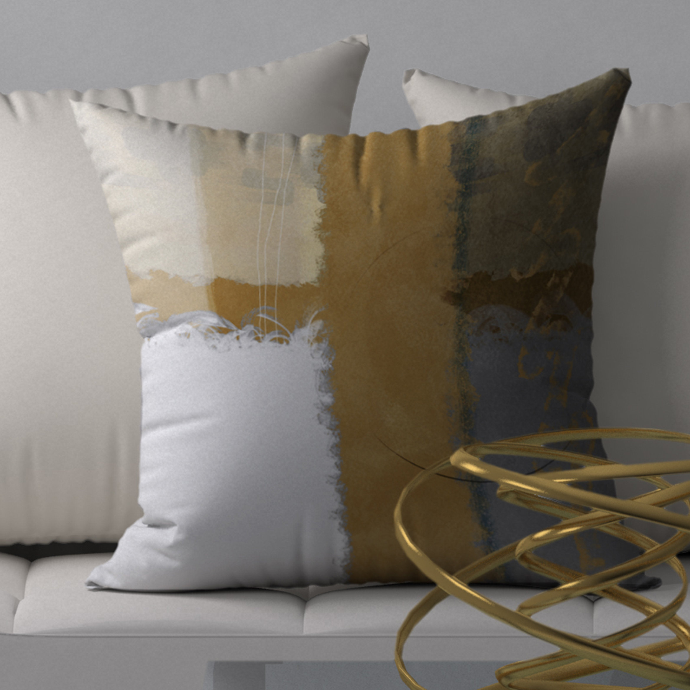 LeRoi Products Fashionable Glamorous Square Pillow Cover & Insert | Wayfair
