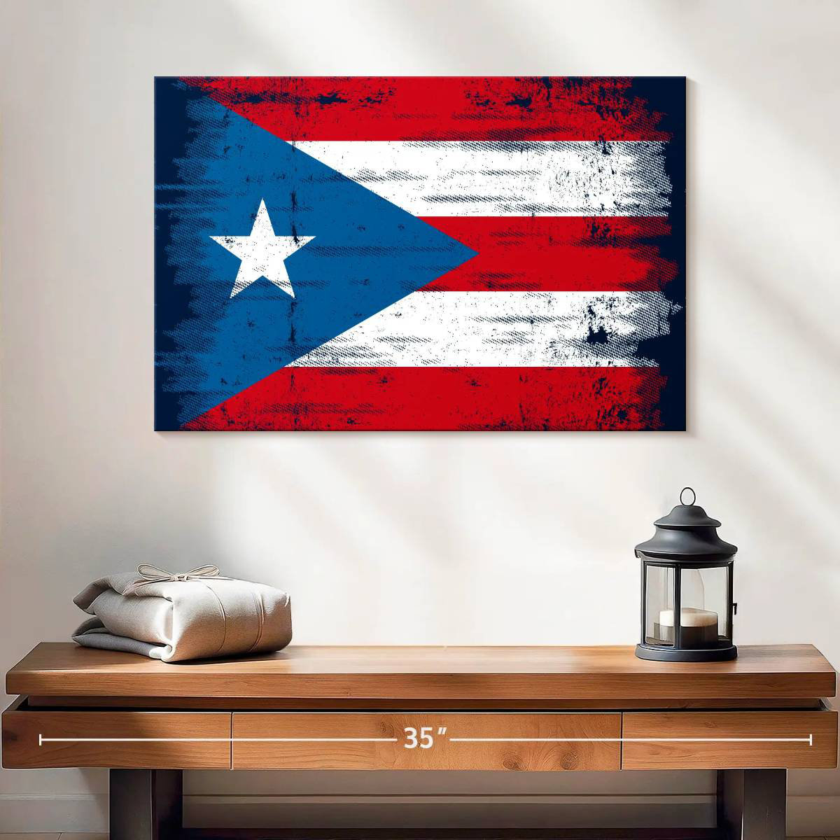 Elephant Stock Dark Puerto Rican Flag - Wayfair Canada