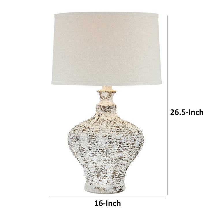 One Allium Way® Herard Hydrocal Table Lamp - Wayfair Canada