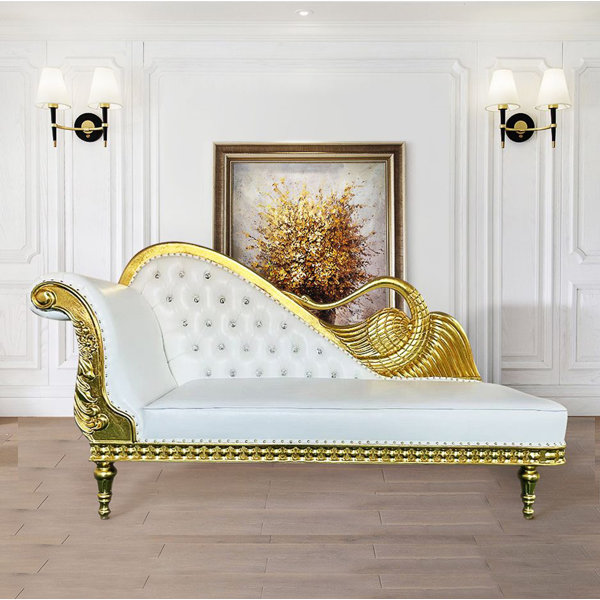 Infinity Furniture Import Infinity Vegan Leather Chaise Lounge | Perigold