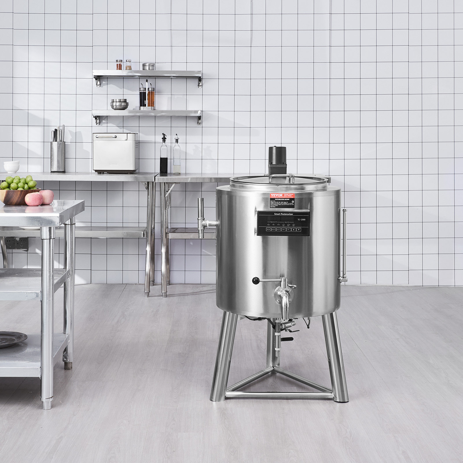 Stellweilan Tessberg Commercial Milk Pasteurization Machine 50L ...