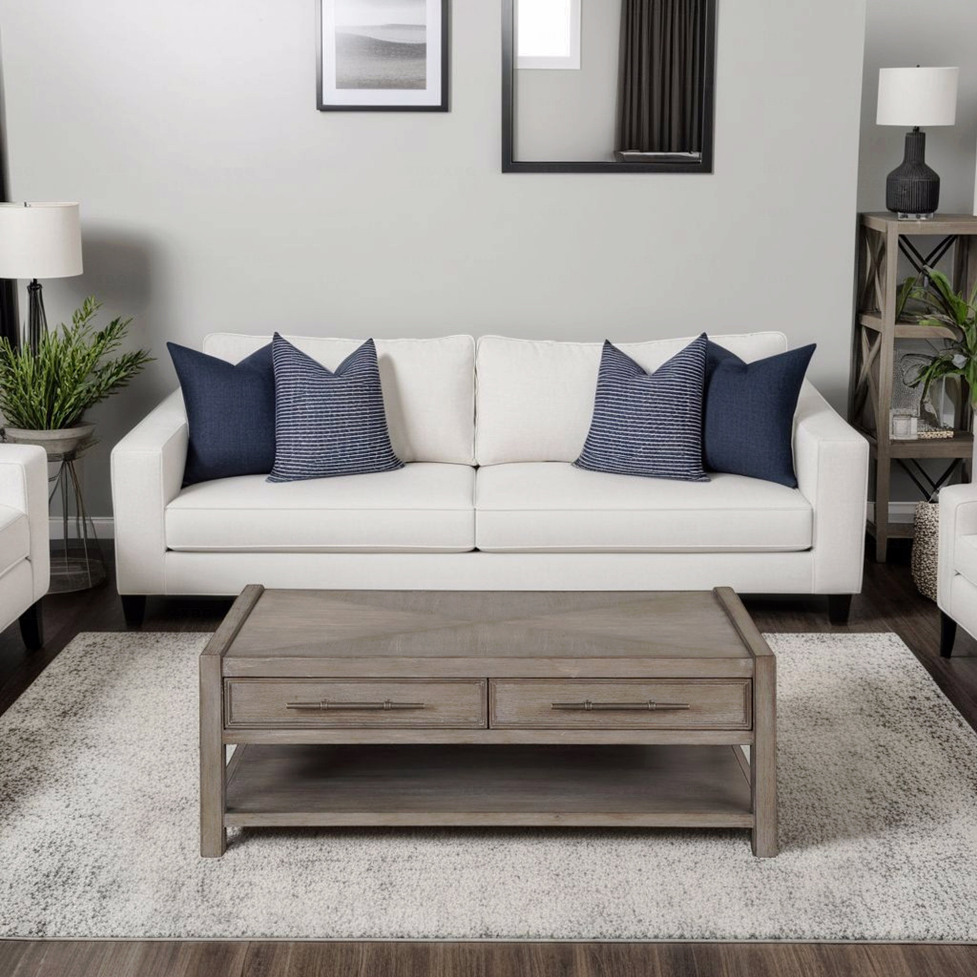George Oliver 50 Inch Coffee Table No Assembly Required | Wayfair