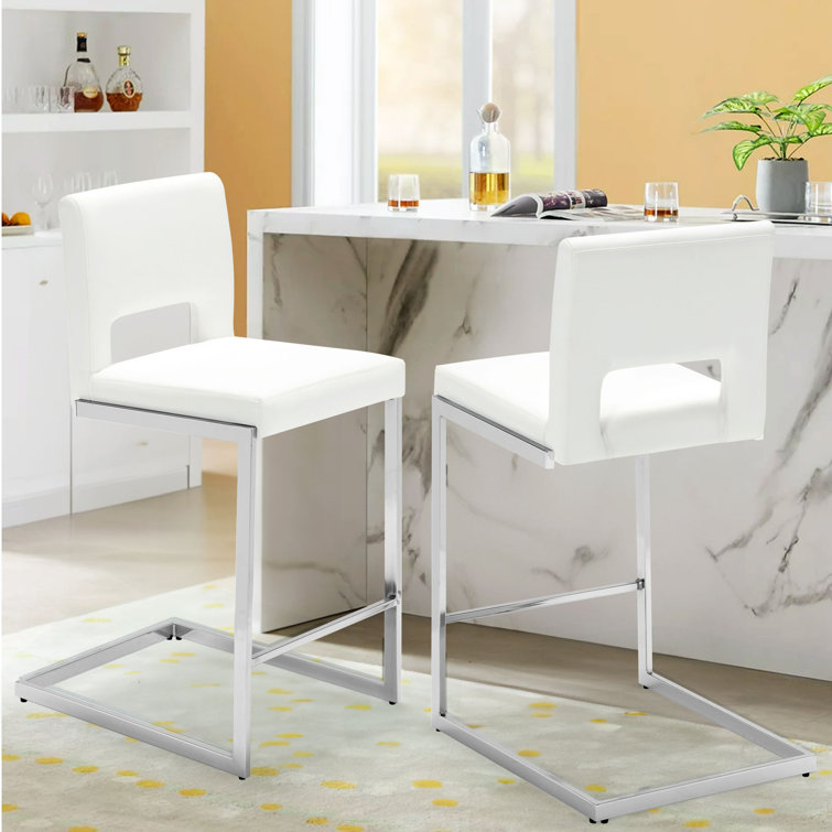 Ivy Bronx Hytham Upholstered 26'' Counter Stool | Wayfair