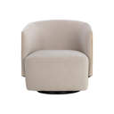 SUNPAN SARINA SWIVEL LOUNGE CHAIR - MEG TAUPE / MEG GOLD | Perigold
