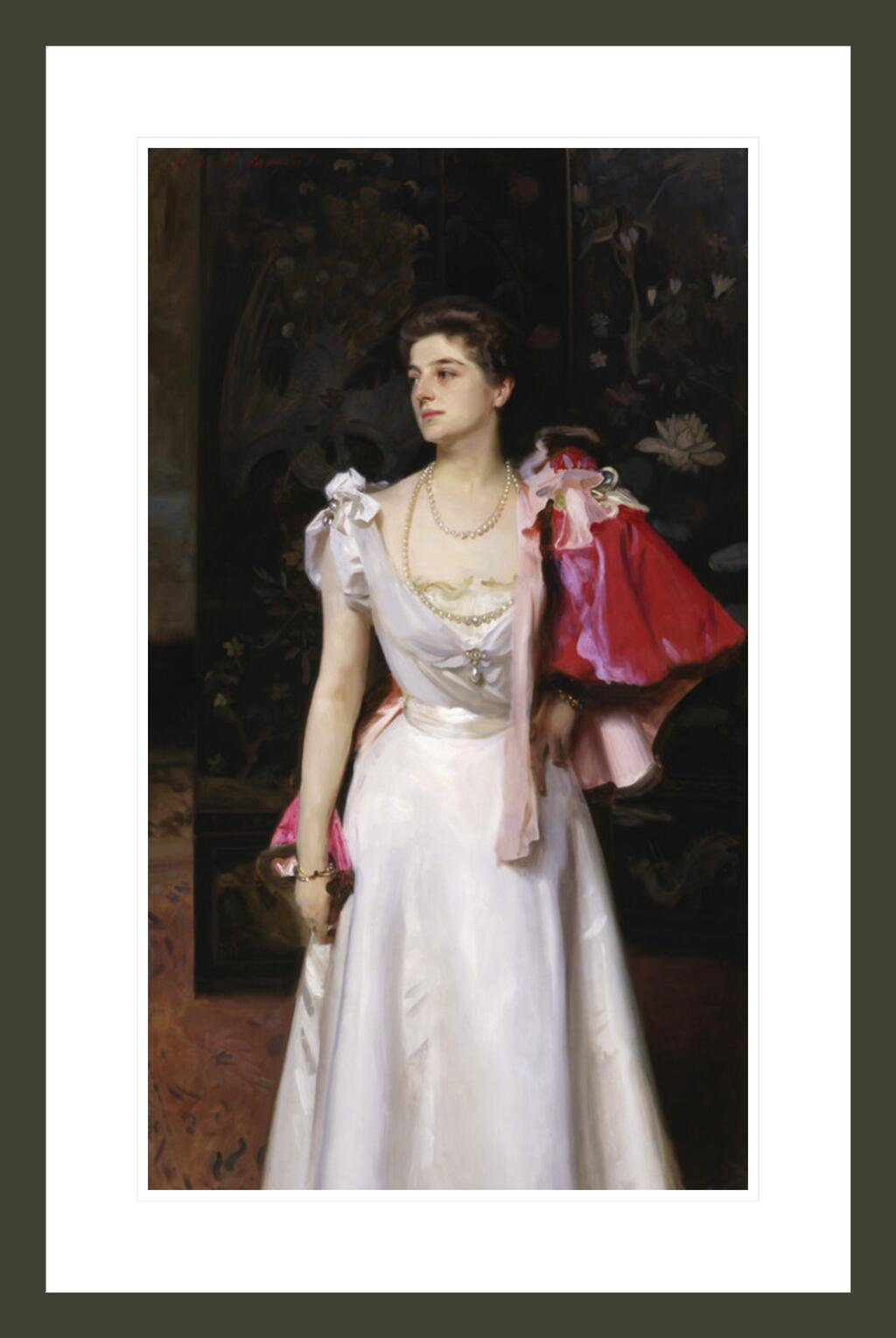 1000Museums Princess Demidoff by John Singer Sargent -Framed Giclee ...